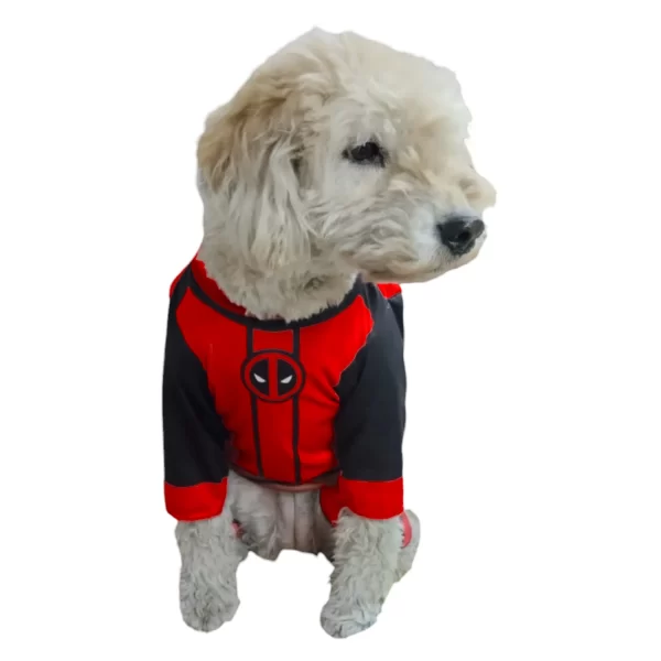 Disfraz de DeadPool – DogPool para perro y gato – Tienda Maskotikas